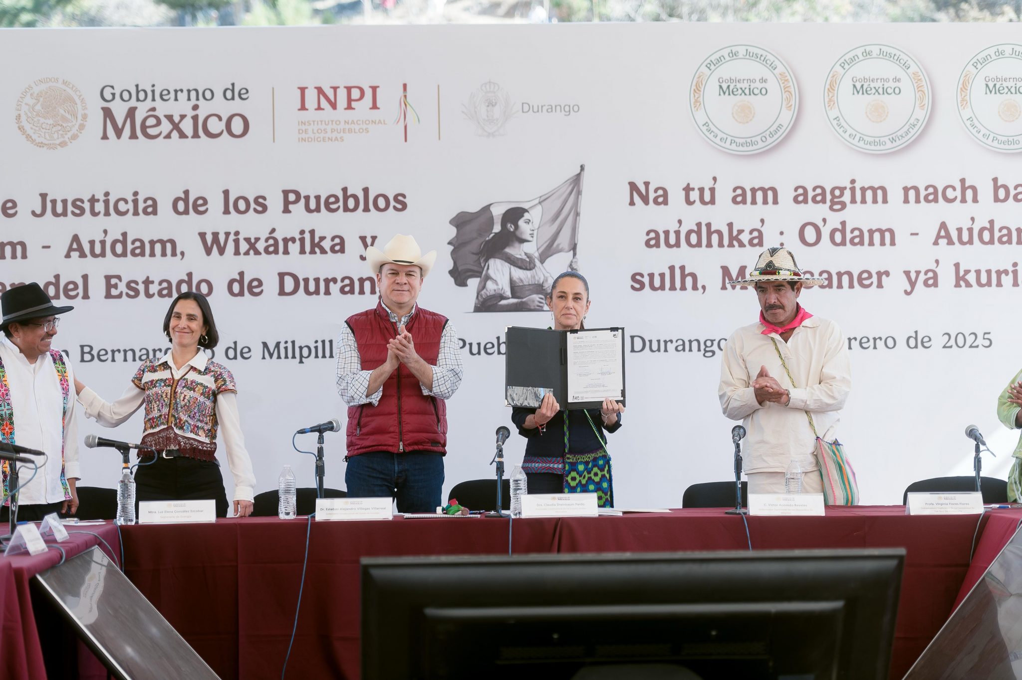 Presidenta anuncia para comunidades indígenas de Durango, caminos, módulos de salud ...