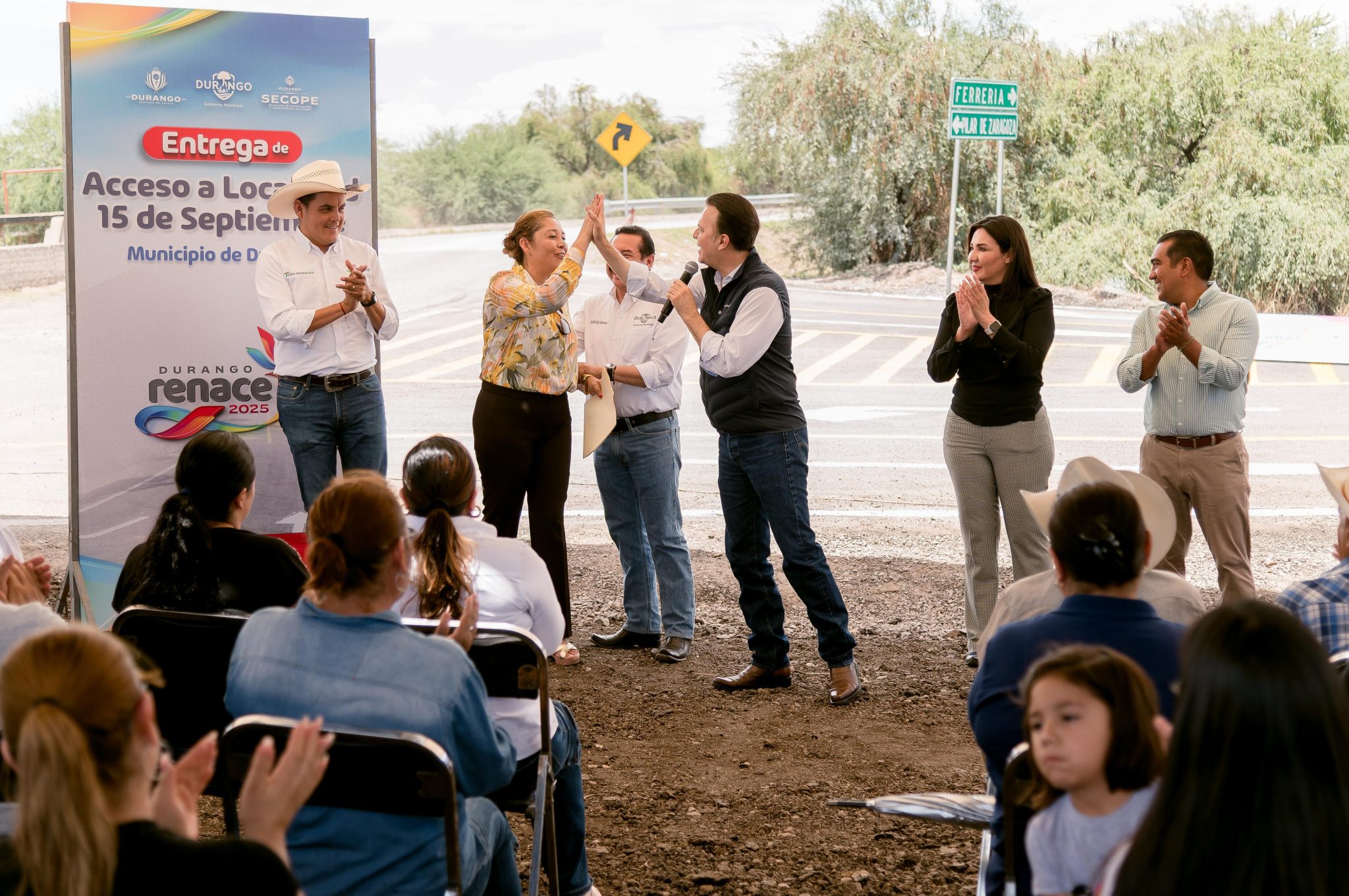 Esteban entrega nueva vialidad que transforma el acceso a la localidad ...