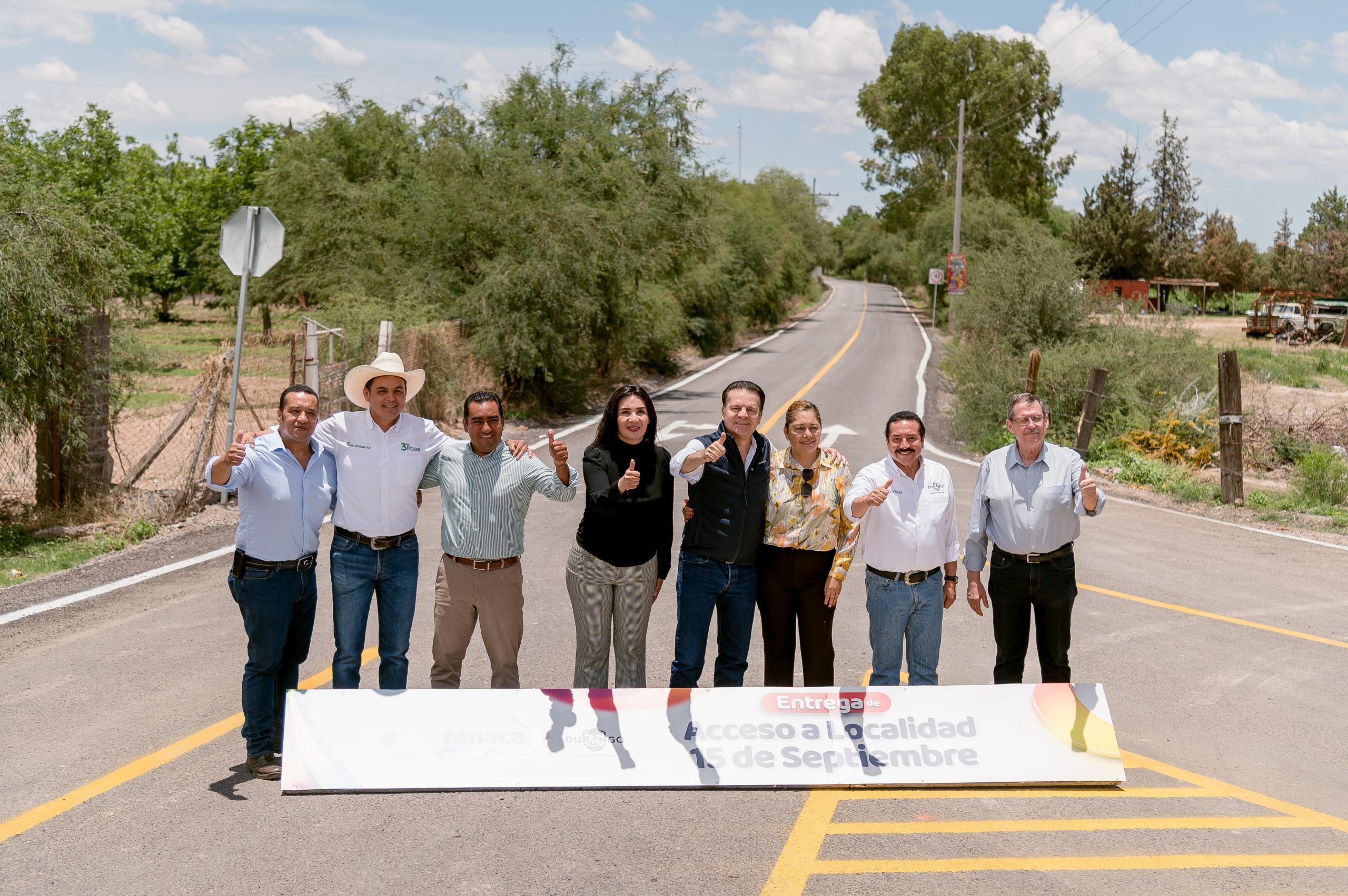 Esteban entrega nueva vialidad que transforma el acceso a la localidad ...